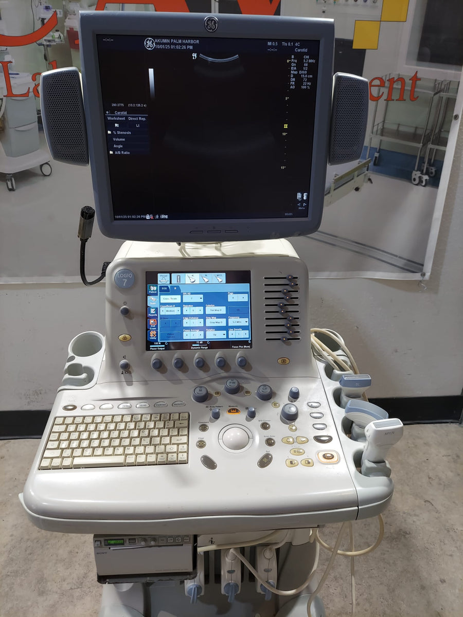 GE Logiq 7 Ultrasound System – inCAV Medical And Laboratory Equipment