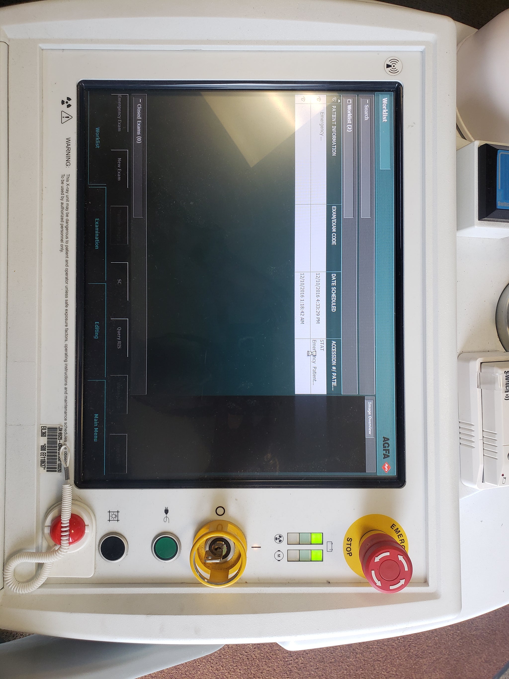 AGFA DX-D100 DIGITAL DR PORTABLE X-RAY with WIRELESS Flat Panel Detect ...