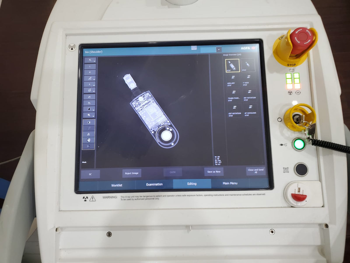 AGFA DX-D100+ DIGITAL DR PORTABLE X-RAY with WIRELESS two Flat Panel D ...